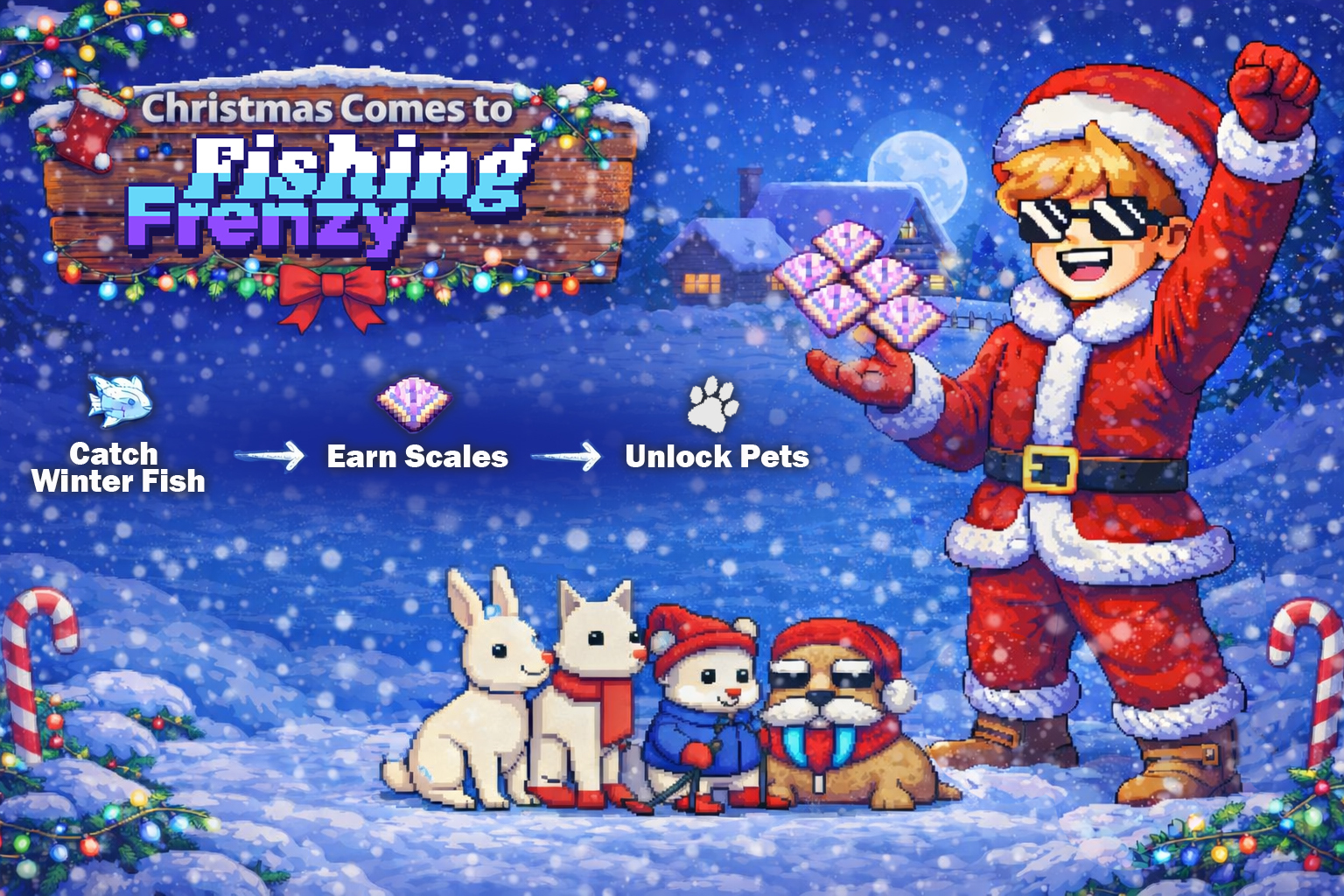 Fishing Frenzy Winter Update Brings Scales Rewards and Four New Pets ...