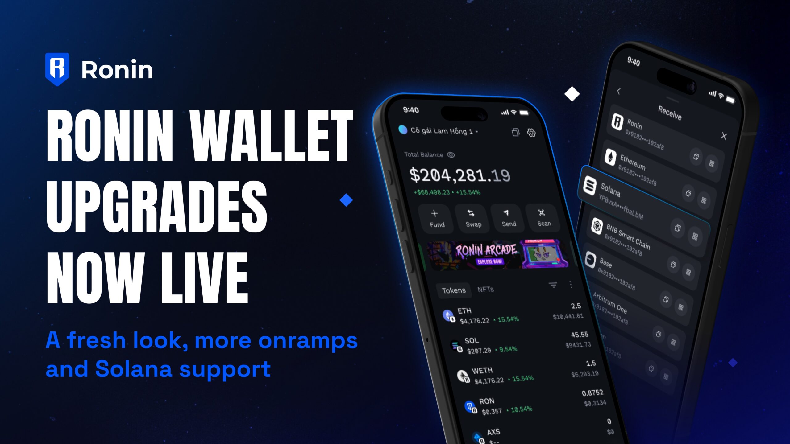 Ronin Wallet Upgrades Go Live With New Interface and Solana Support ...